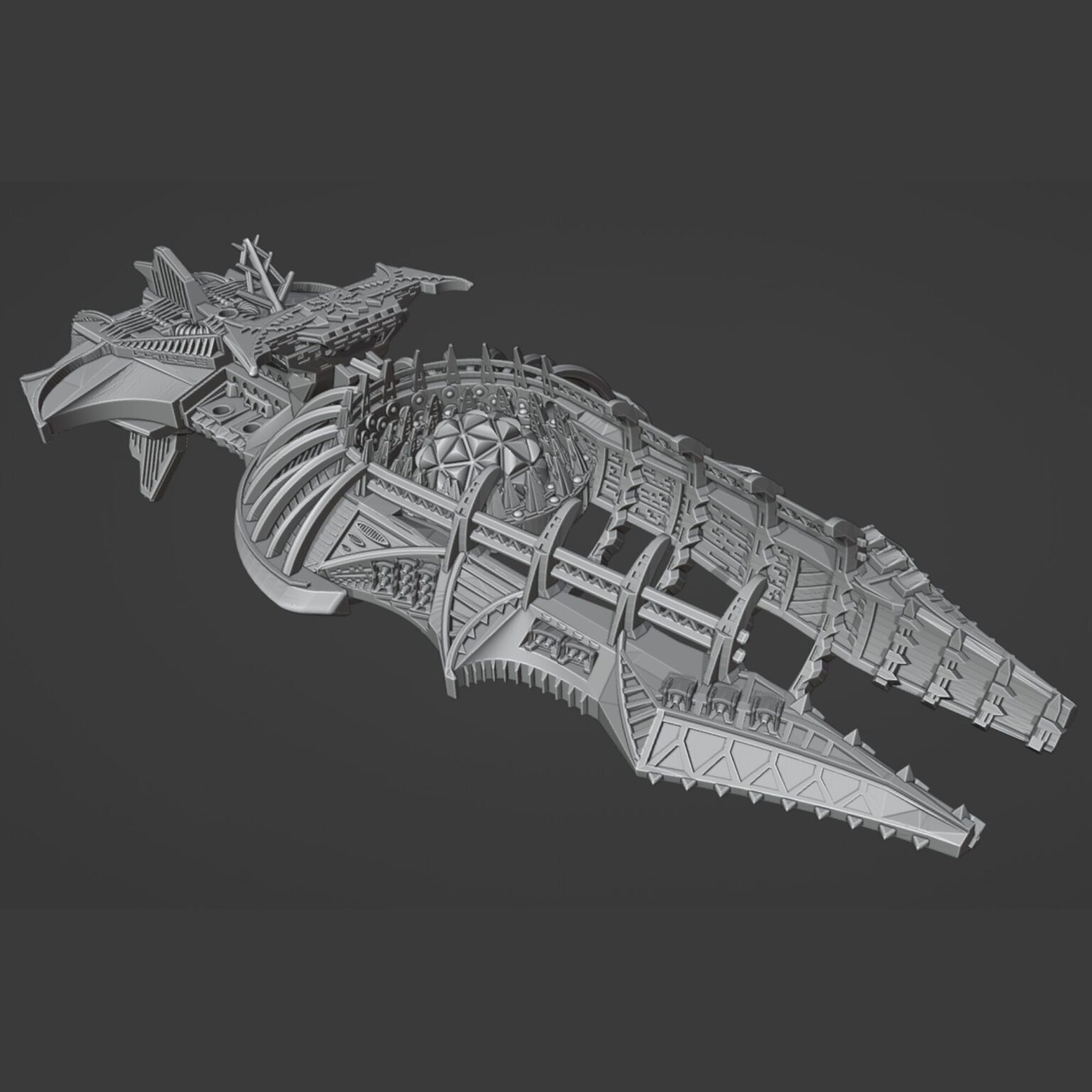 Hellfleet NoFixedForge Omega 13 Class Battleship Hull - Scourge Scenics ...