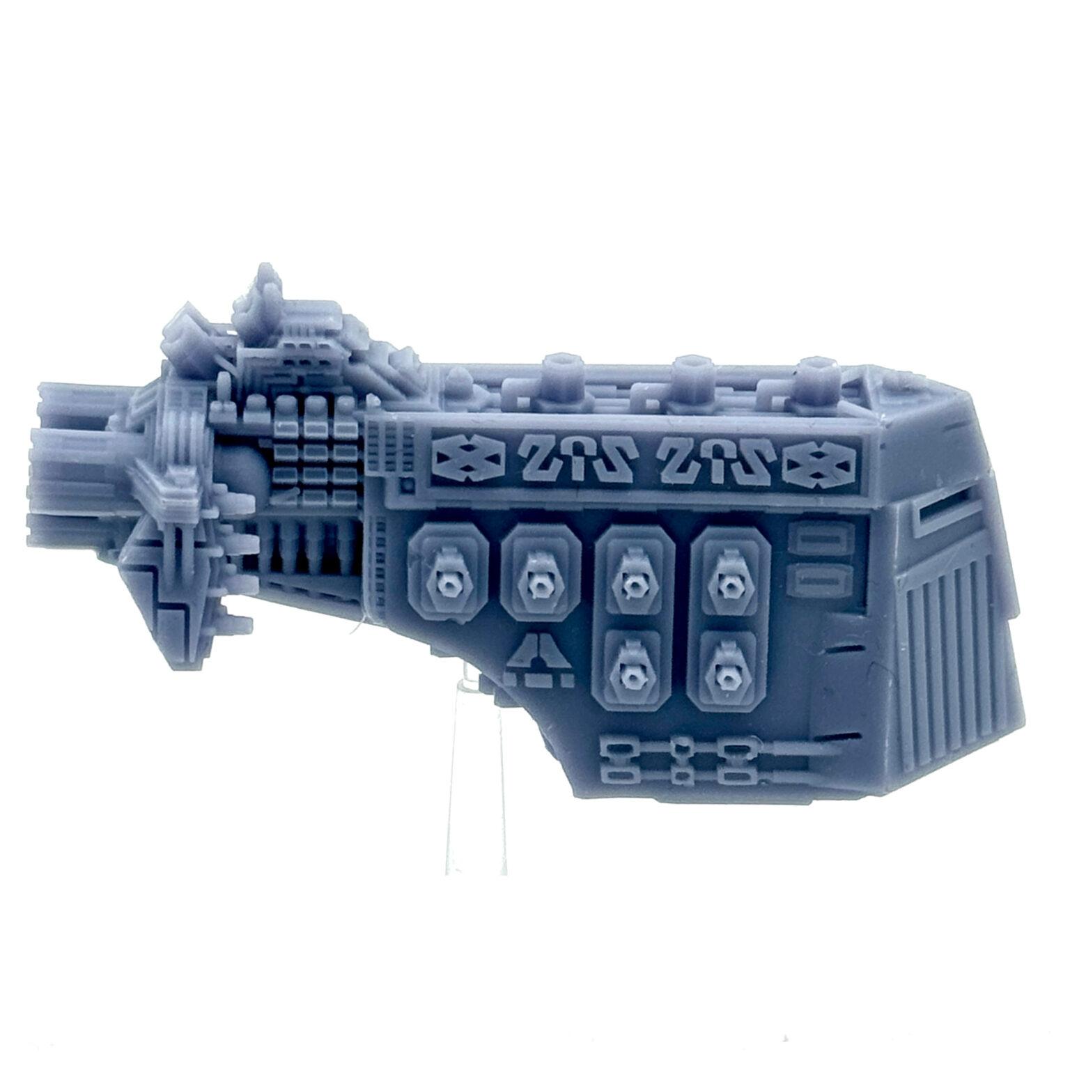 Space Dwarf Light Cruiser – Scourge Scenics Wargaming